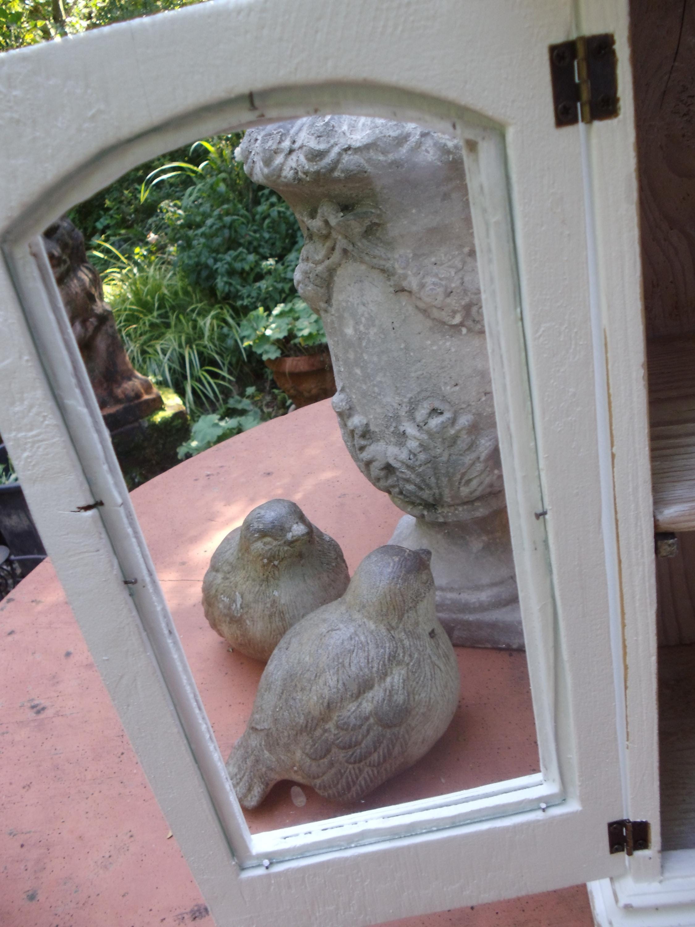 Antique Wall Box Hanging Box White Shabby Hanging Cabinet Spice Cabinet ...