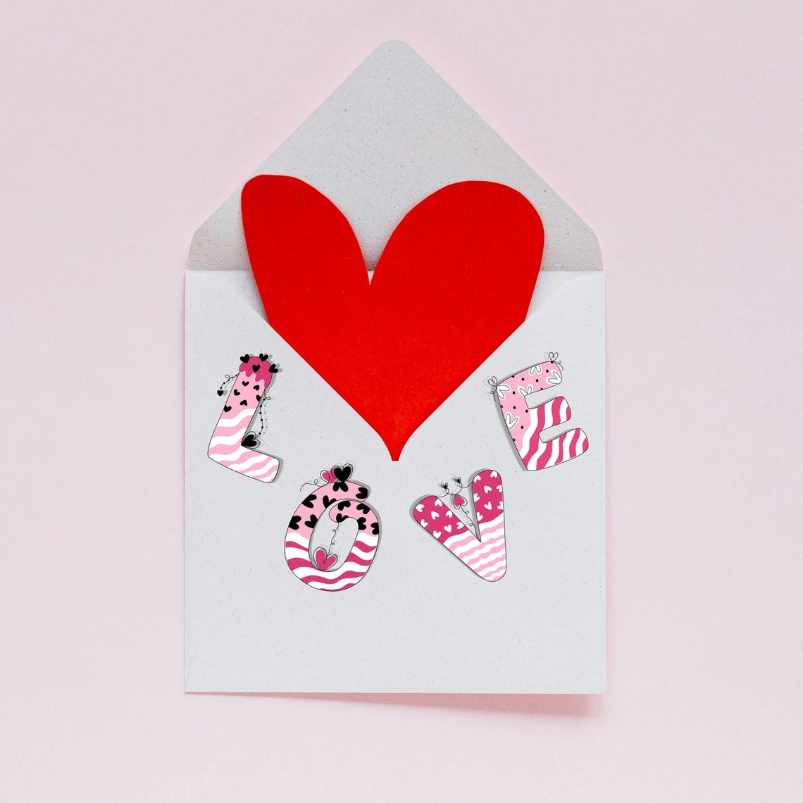 Valentines Day Alphabet, Valentines Alphabet, Valentines Letter ...