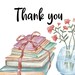 Book Watercolor Clipart, Back to School Clipart, Png, School Supplies ...