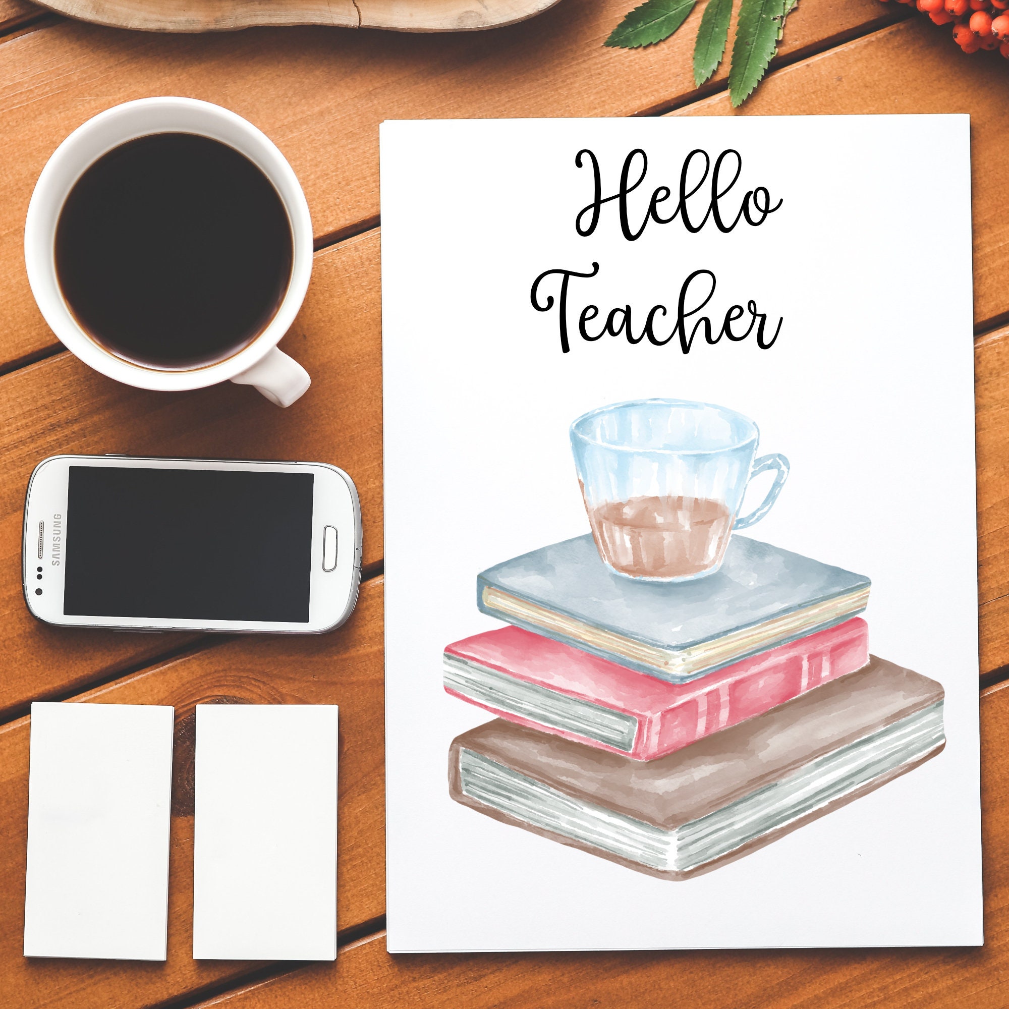 Book Watercolor Clipart, Back to School Clipart, Png, School Supplies ...