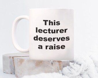 Best Lecturer Mug - Etsy
