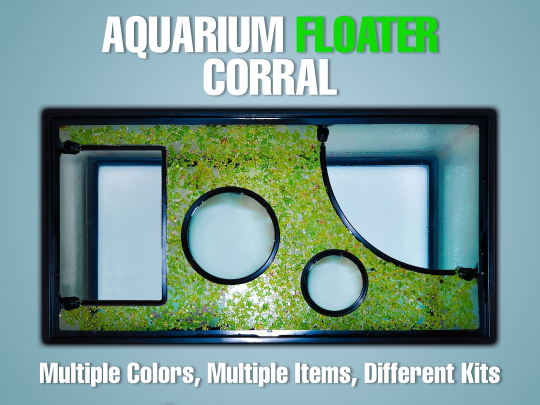 Aquarium Floating Plant Corral - Including Rigid Plastic Corrals ...