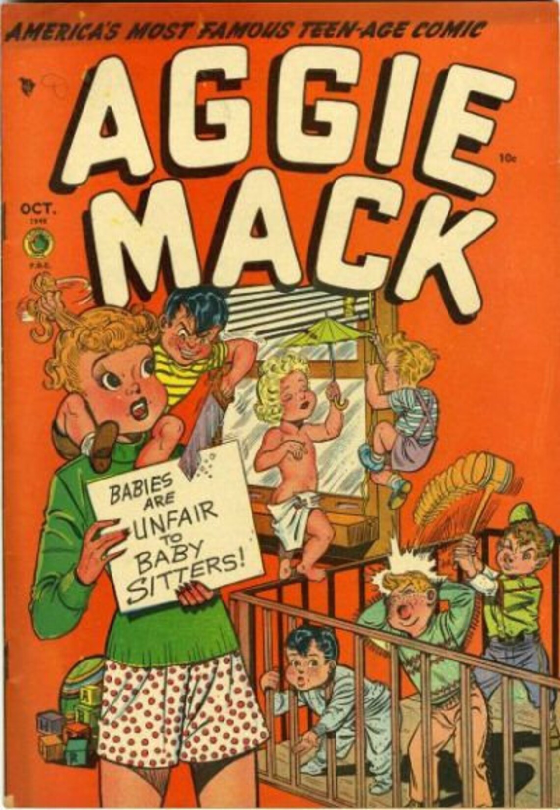 Aggie Mack Collection | Superior | Vintage Humor Comic Book | Jan 1948 ...