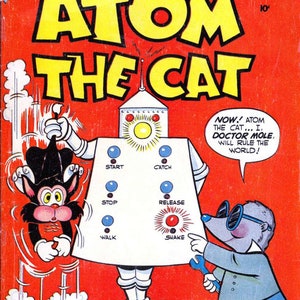 Atom the Cat Collection | Charlton | Vintage Superhero Comic Book | Oct ...