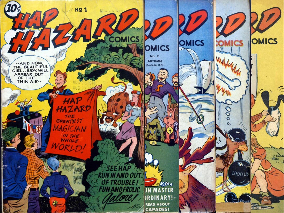 Hap Hazard Comics Collection | Ace Magazines | July 1944 - February ...