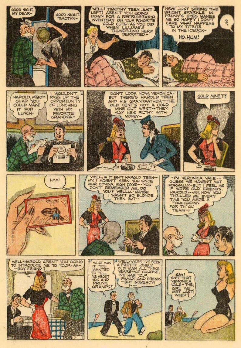 Harold Teen | Dell Comics/western Publishing | Vintage Humor Comic Book ...