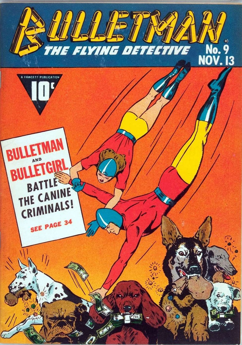Bulletman Collection | Fawcett | 1941 - 1946 | English | Superhero ...