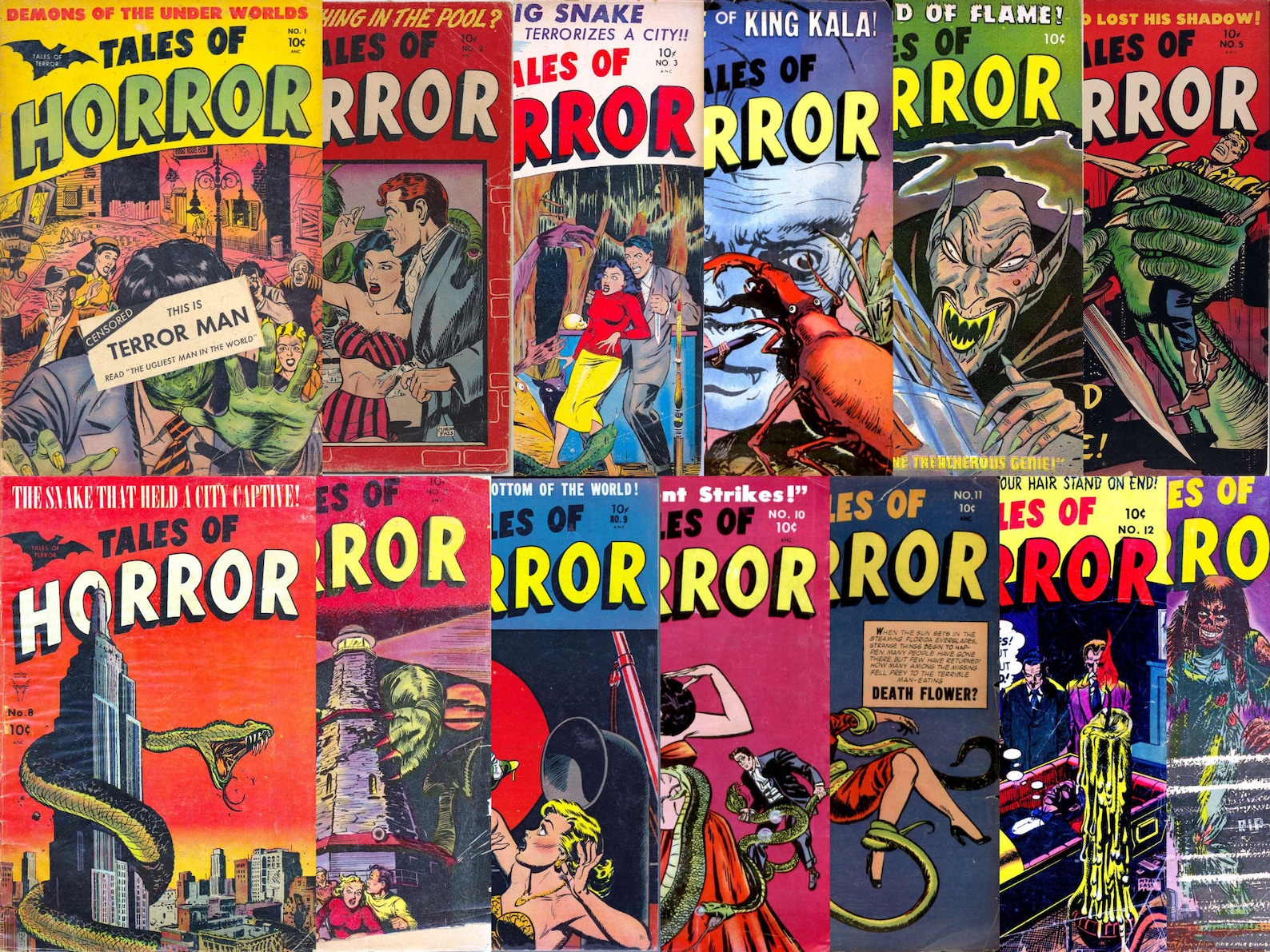 Tales of Horror Collection | Minoan | Vintage Horror Comic Book | June ...