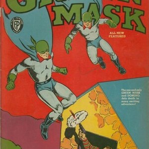 The Green Mask Vintage Comics Collection | Fox Feature Syndicate | 1940 ...