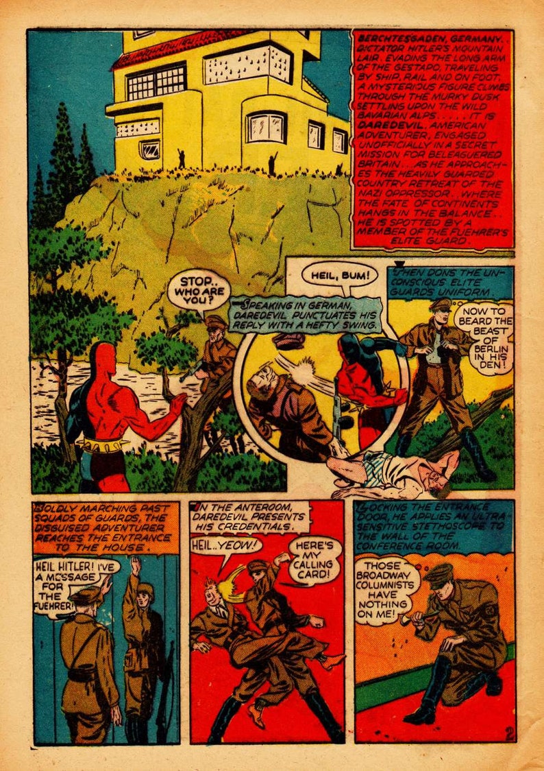 Daredevil Comics No1 | Lev Gleason / Comic House | 1941 | English ...