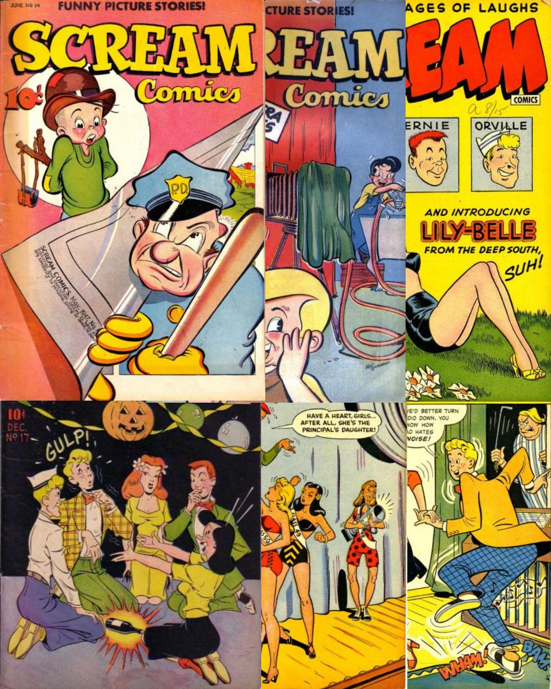 Scream Comics Collection | Ace Magazines | Vintage Humor Comic Book | 1944 - 1948 | English ...