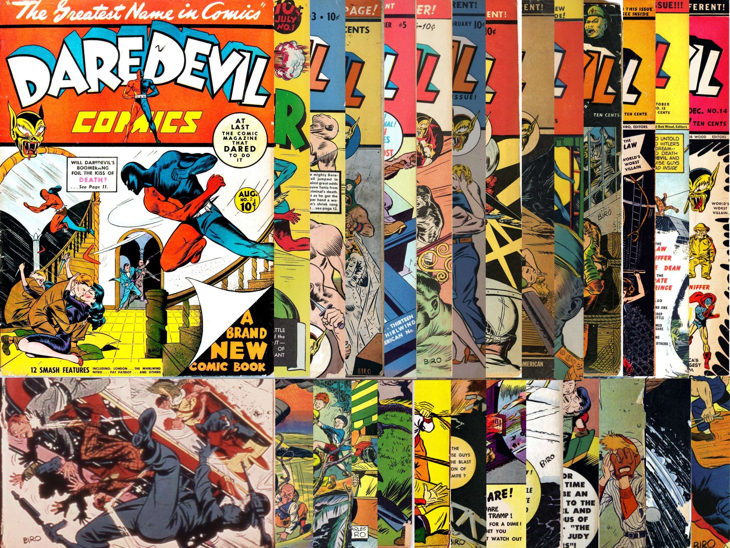 Daredevil Comics Collection Volume 1 of 5 | Lev Gleason / Comic House ...