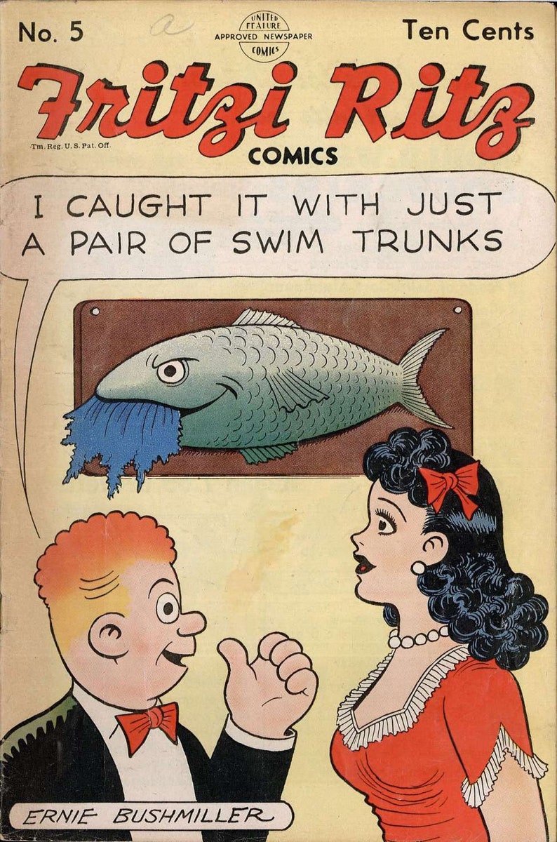 Fritzi Ritz 1949 Collection | United Features | Vintage Humor Comic ...