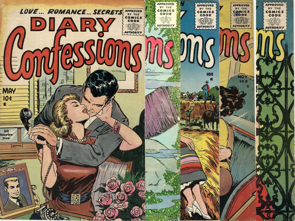 Diary Confessions Collection | Stanley Morse (key) | Vintage Romance ...