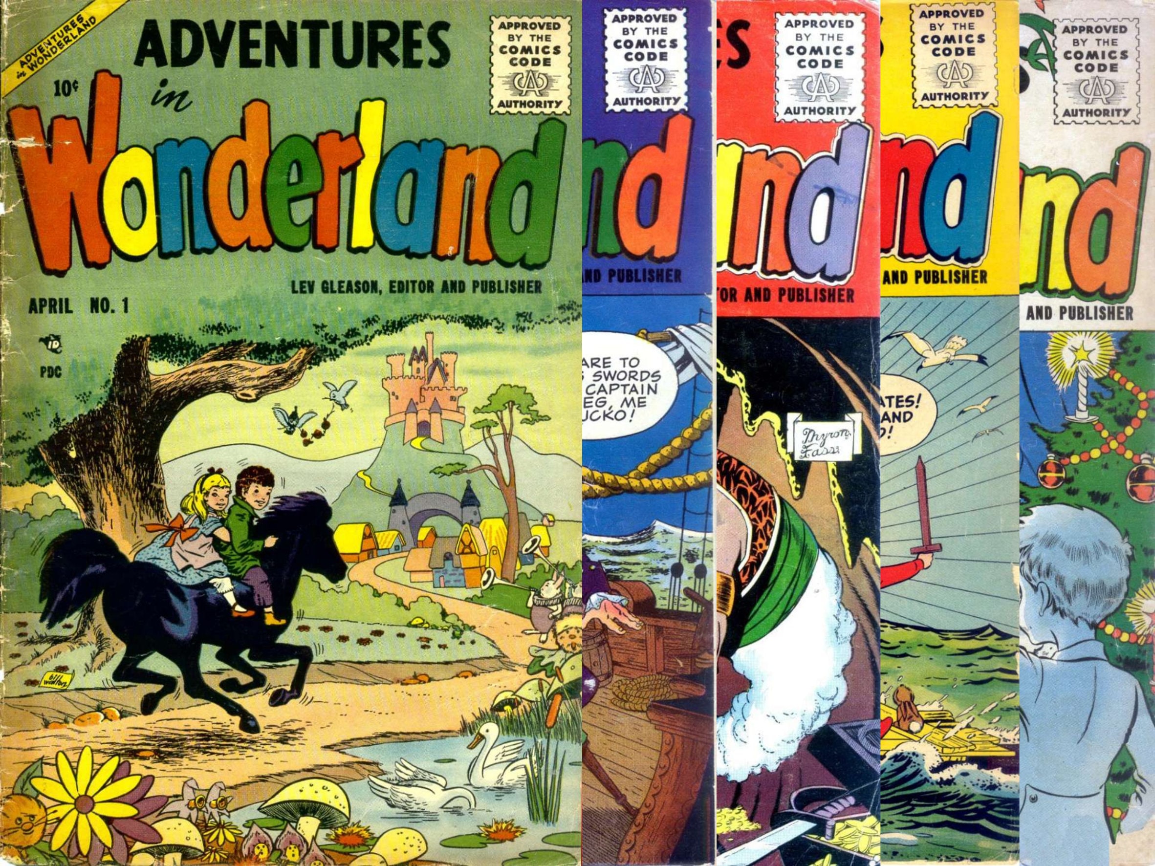 Adventures in Wonderland Collection | Lev Gleason | Vintage Adventure ...