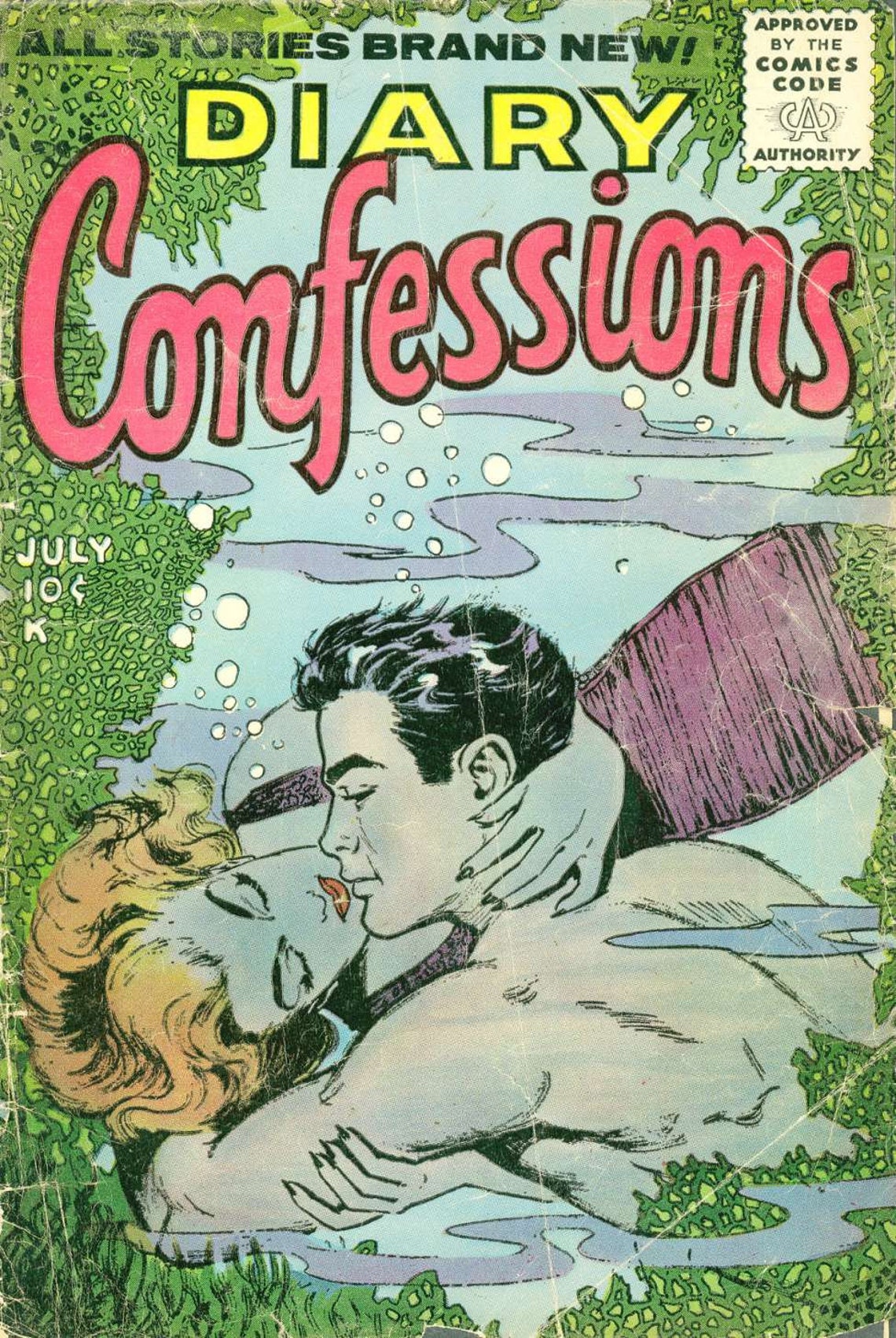 Diary Confessions Collection | Stanley Morse (key) | Vintage Romance Comic Book | May 1955 ...