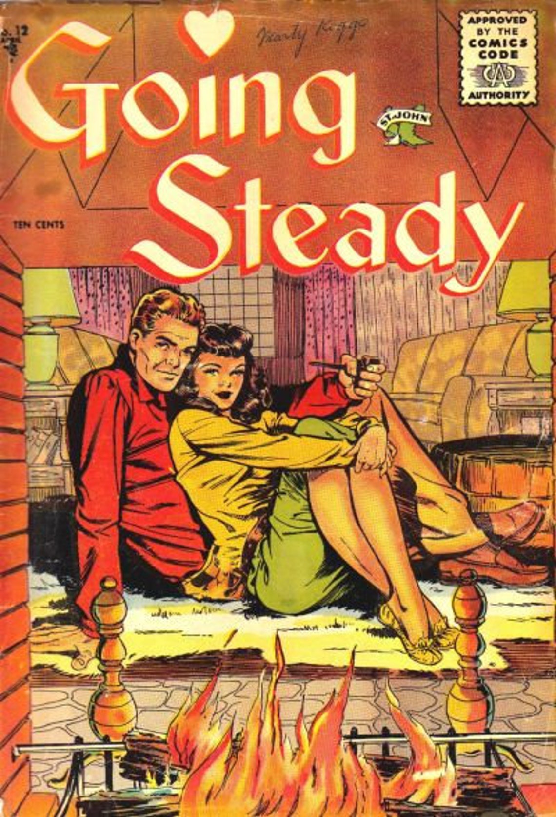 Going Steady 1954 Collection | St. John | Vintage Romance Comic Book ...