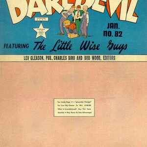 Daredevil Comics Collection Volume 4 of 5 | Lev Gleason / Comic House ...