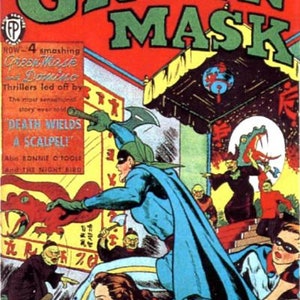 The Green Mask Vintage Comics Collection | Fox Feature Syndicate | 1940 ...