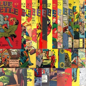 Blue Beetle Comics Collection | Fox Feature Syndicate | 1940 - 1950 ...