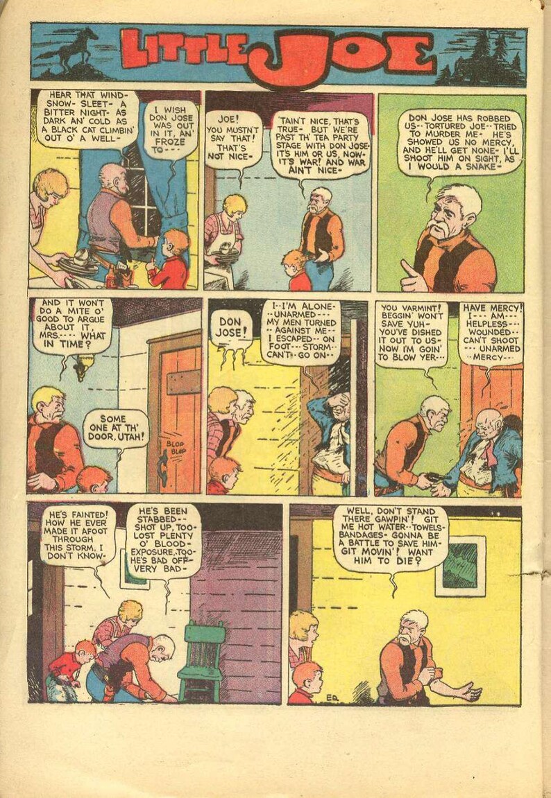 Little Joe | Dell Comics/western Publishing | Vintage Humor Comic Book ...