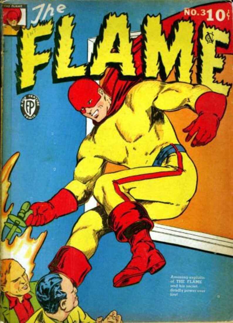 The Flame Vintage Comics Collection | Fox Feature Syndicate | 1940 ...