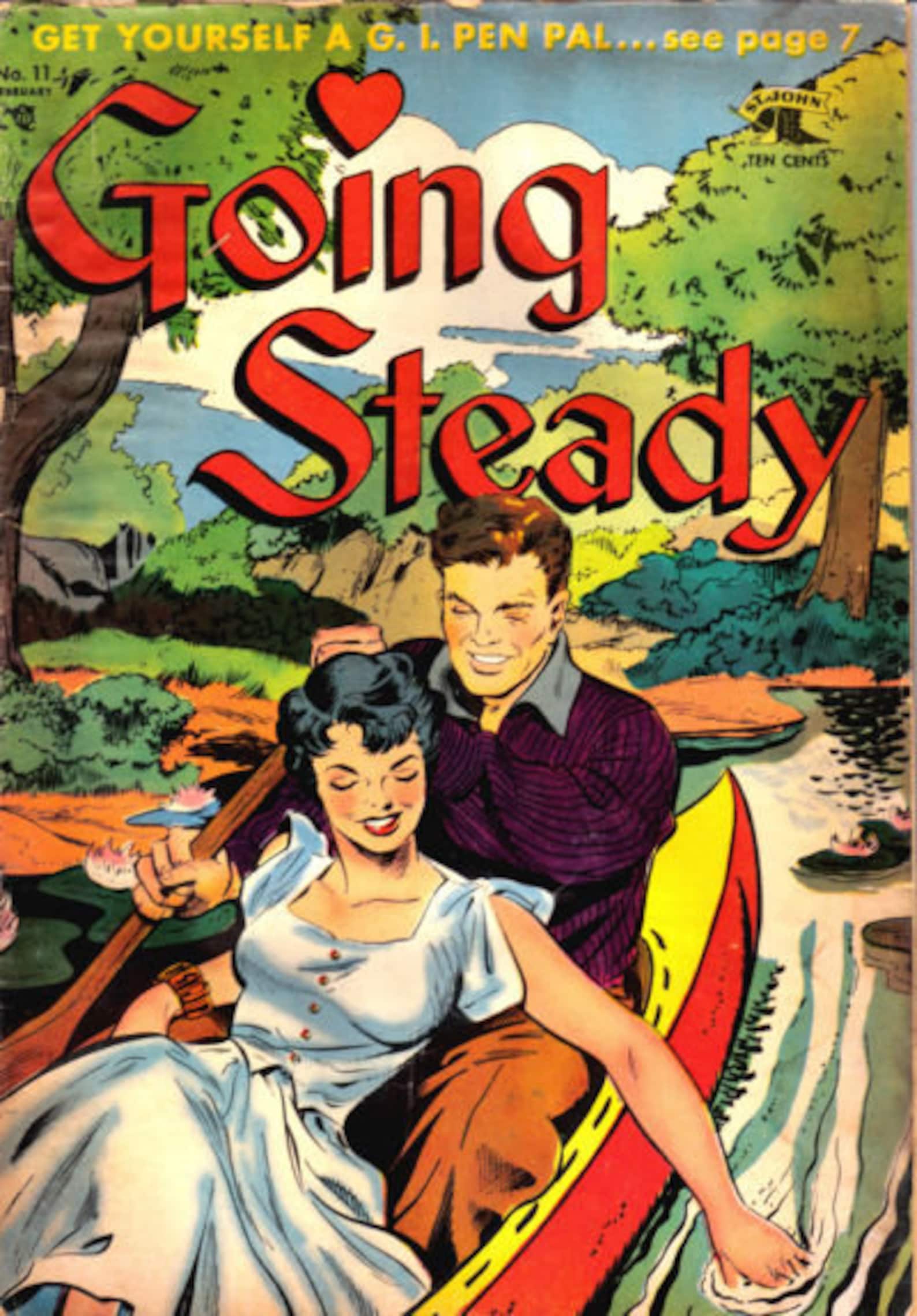Going Steady 1954 Collection | St. John | Vintage Romance Comic Book ...