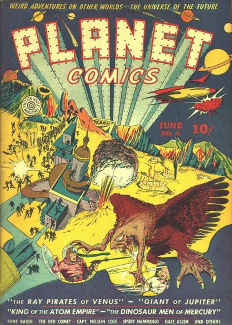 Planet Comics Collection Vol 1 of 3 | Vintage Sci-fi Comic Book | Jan ...