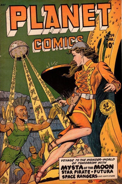 Planet Comics Collection Vol 3 of 3 Vintage Sci-fi Comic Book Nov 1947 ...