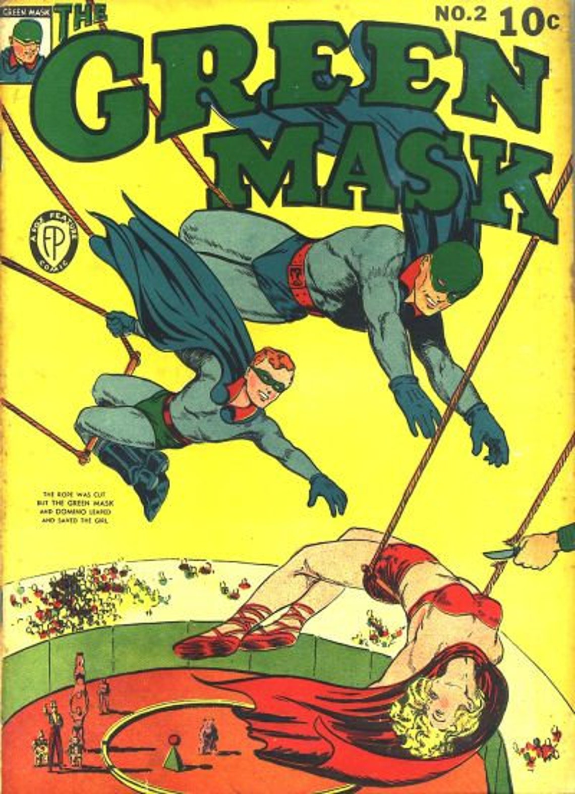 The Green Mask Vintage Comics Collection Fox Feature Syndicate 1940 ...