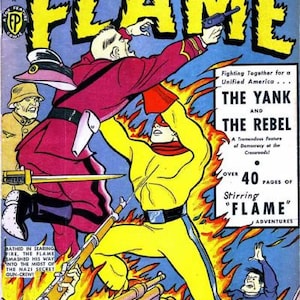 The Flame Vintage Comics Collection | Fox Feature Syndicate | 1940 ...