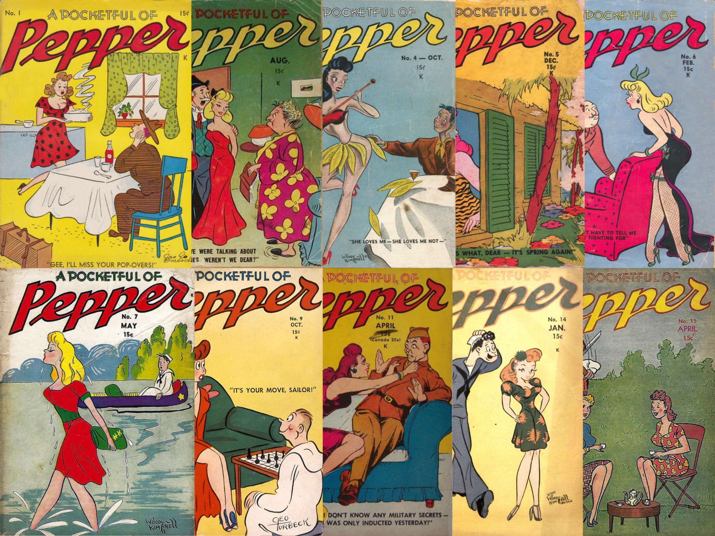 A Pocketful of Pepper Collection | Hardie-kelly | Vintage Humor Comic ...