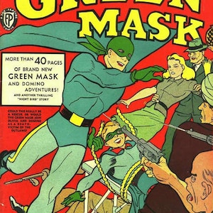 The Green Mask Vintage Comics Collection | Fox Feature Syndicate | 1940 ...