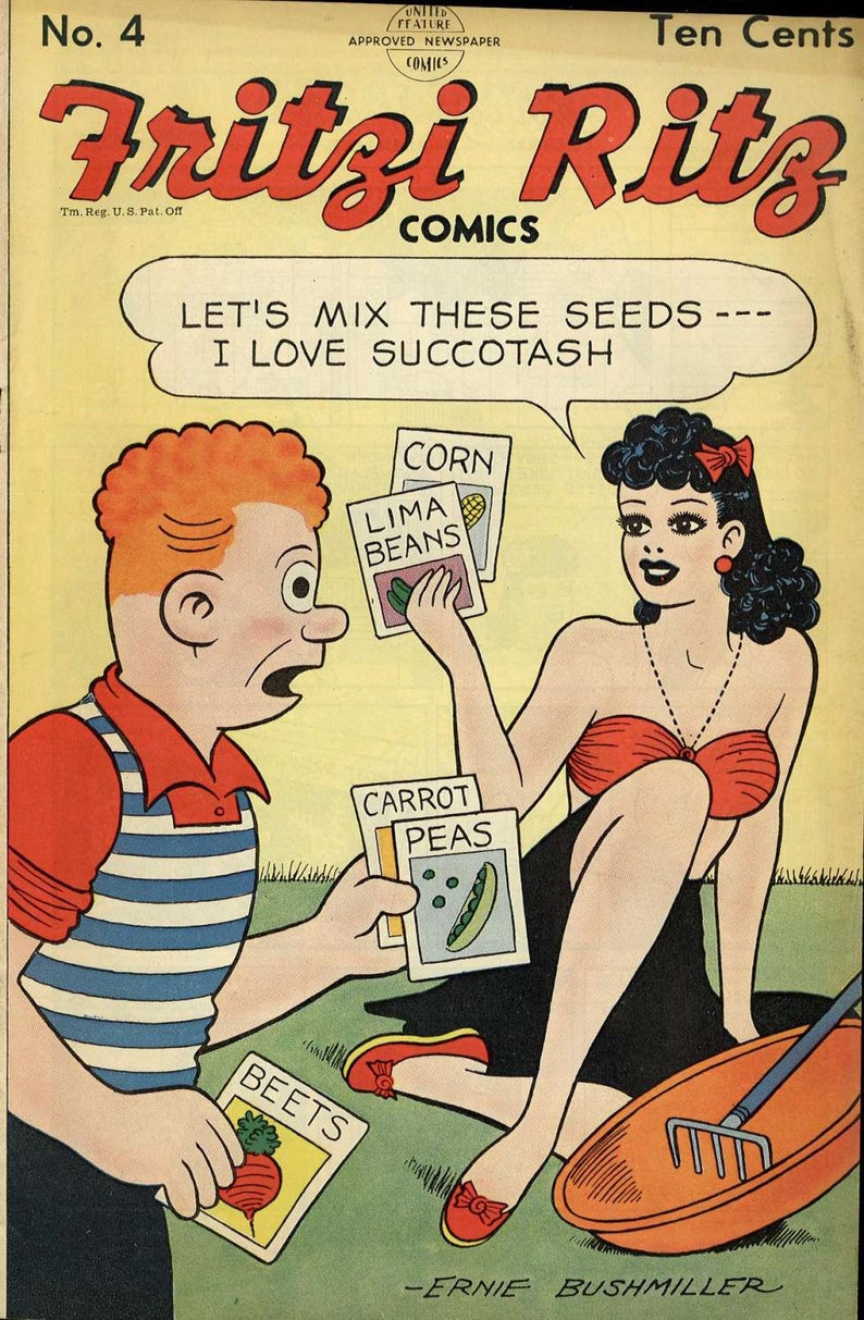 Fritzi Ritz 1949 Collection | United Features | Vintage Humor Comic Book | 1949 | English ...