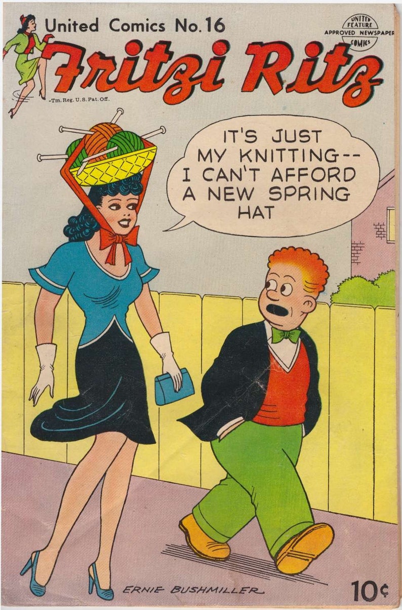 United Comics 1950 Collection United Features Vintage Humor Comic Book ...