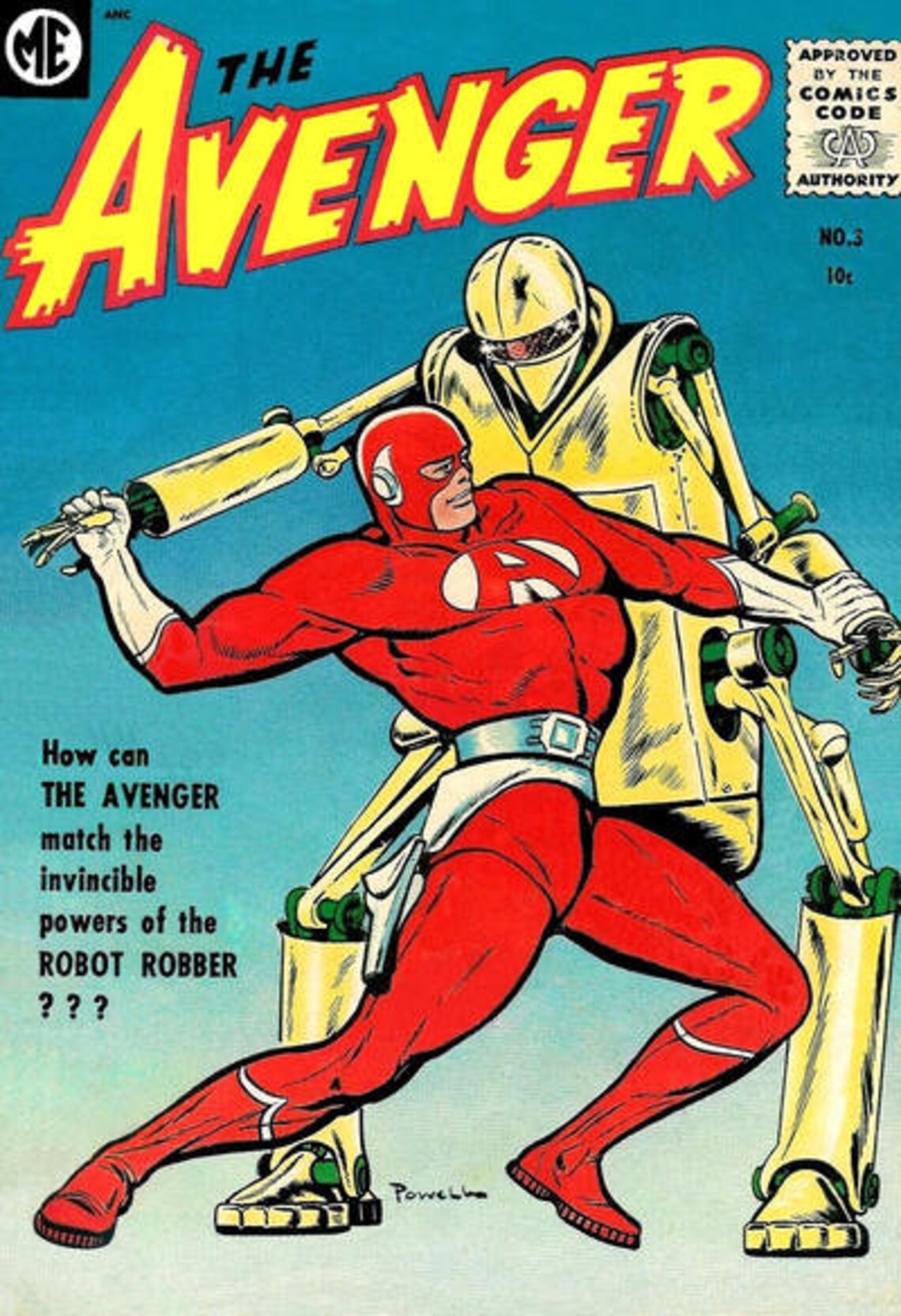 The Avenger Collection | Magazine Enterprises | Vintage Superhero Comic ...