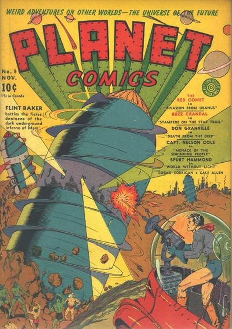 Planet Comics Collection Vol 1 of 3 | Vintage Sci-fi Comic Book | Jan ...