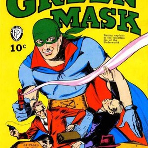 The Green Mask Vintage Comics Collection | Fox Feature Syndicate | 1940 ...