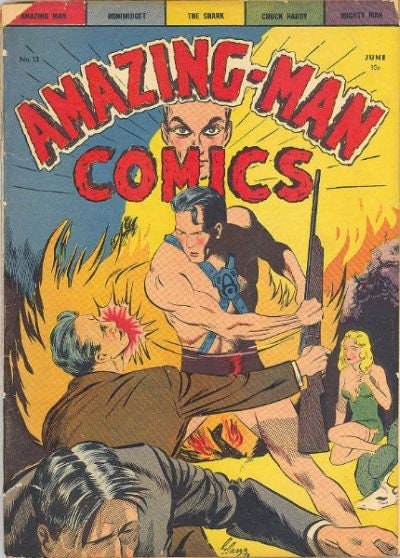Amazing Man Vintage Comics Collection Centaur Publishing 1939 1942 ...