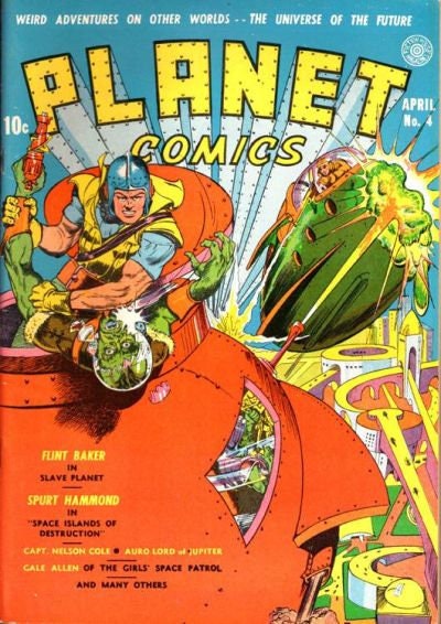 Planet Comics Collection Vol 1 of 3 | Vintage Sci-fi Comic Book | Jan ...