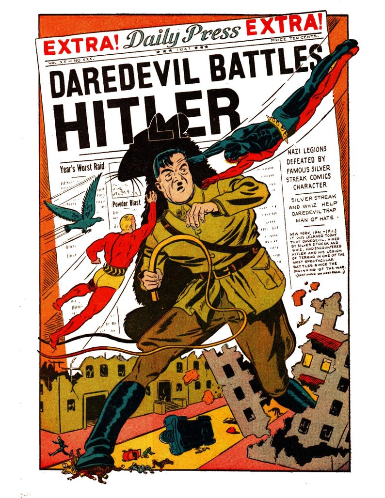 FULLY RESTORED! - Daredevil Comics No1 | Lev Gleason / Comic House ...