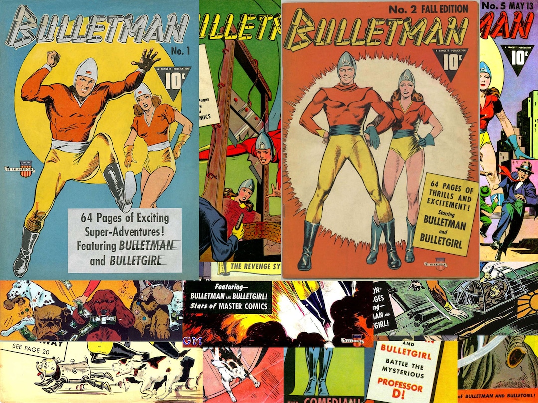 Bulletman Collection | Fawcett | 1941 - 1946 | English | Superhero ...