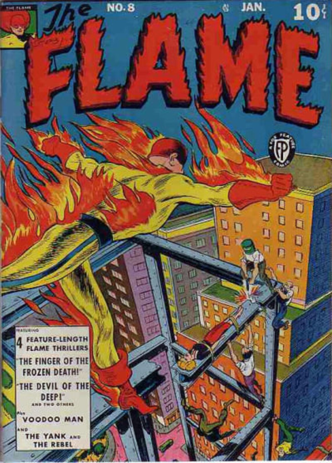 The Flame Vintage Comics Collection Fox Feature Syndicate 1940 1942 ...