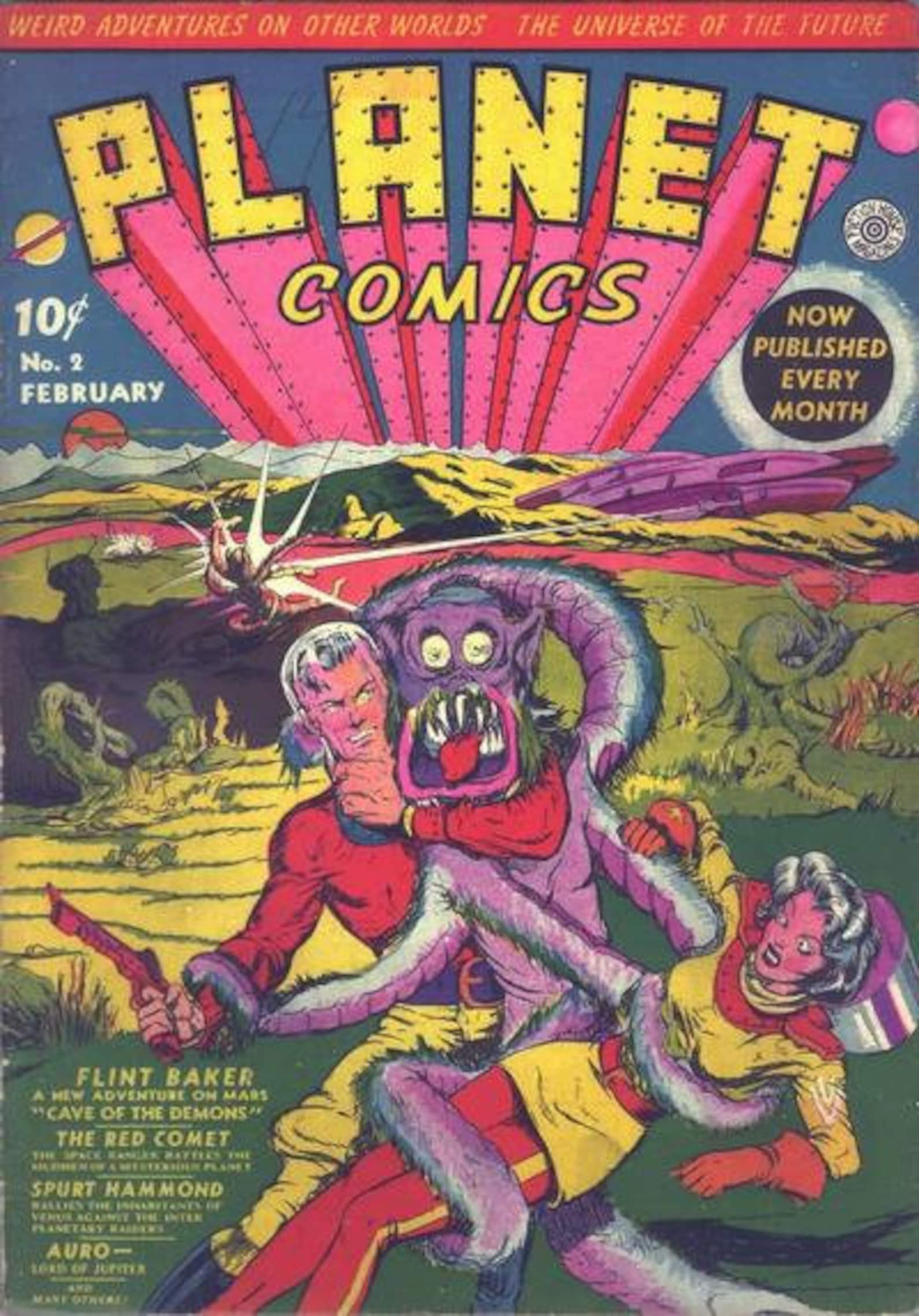 Planet Comics Collection Vol 1 of 3 | Vintage Sci-fi Comic Book | Jan ...