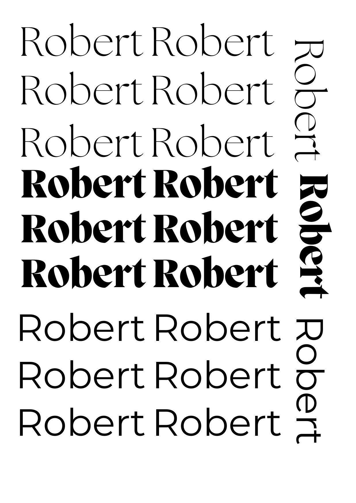Printable Name Stickers - Robert | Nine Fonts | Six Effects | Digital ...