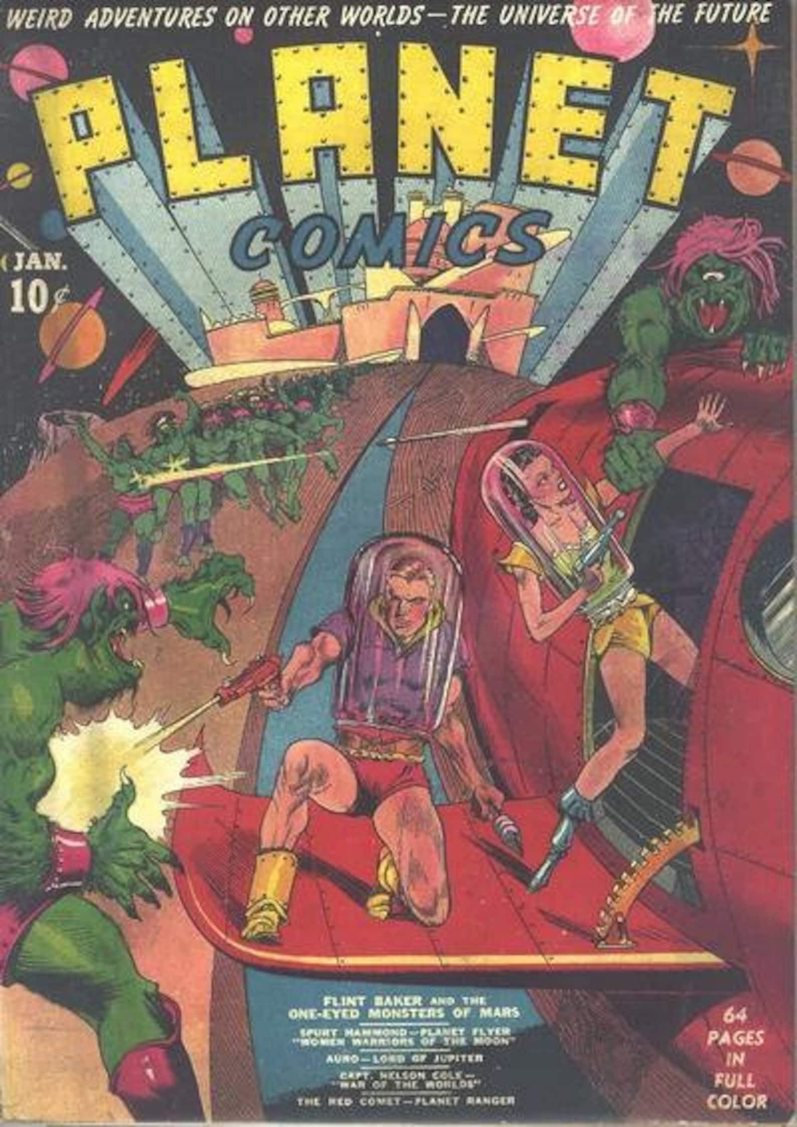 Planet Comics Collection Vol 1 of 3 | Vintage Sci-fi Comic Book | Jan ...