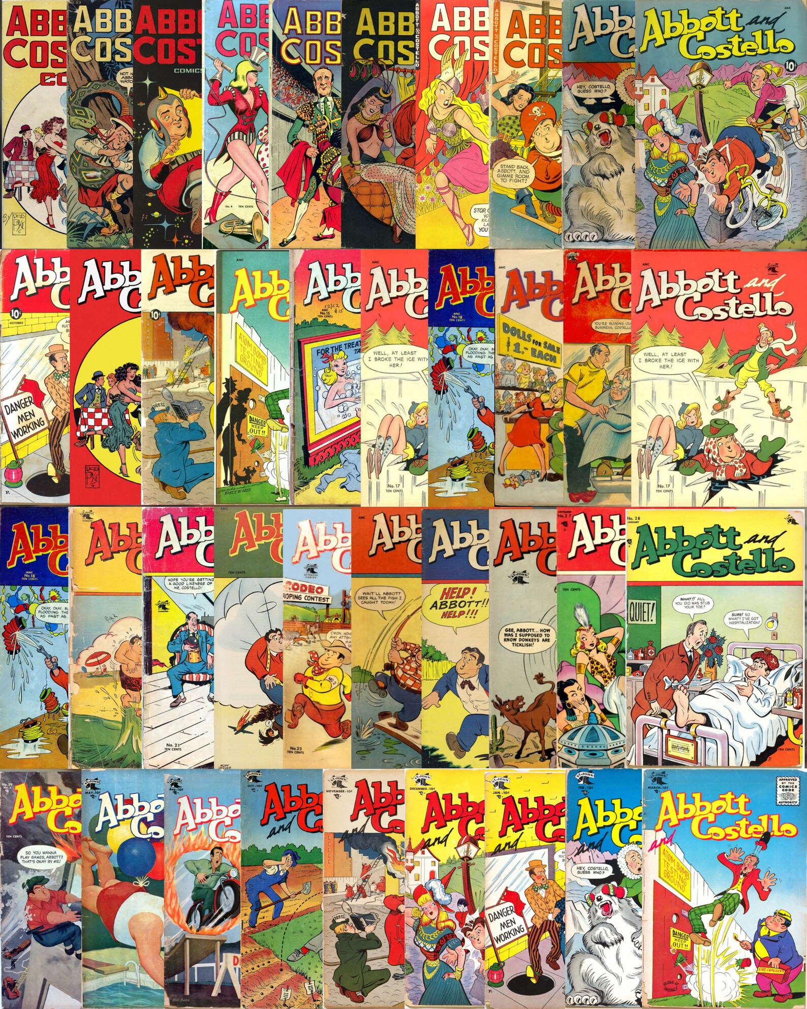 Abbott & Costello Full Collection | St. John | Vintage Comic | Feb 1948 ...