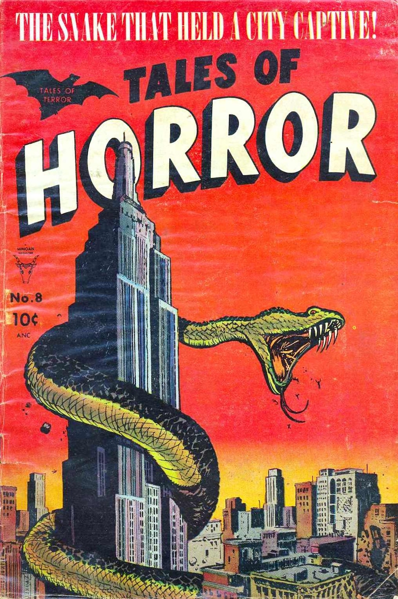 Tales of Horror Collection | Minoan | Vintage Horror Comic Book | June ...