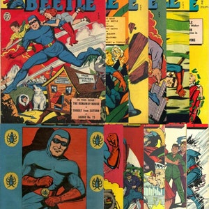 Blue Beetle Comics Collection | Fox Feature Syndicate | 1940 - 1950 ...