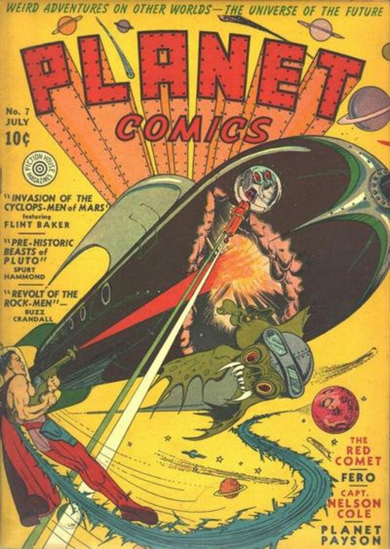 Planet Comics Collection Vol 1 of 3 | Vintage Sci-fi Comic Book | Jan ...